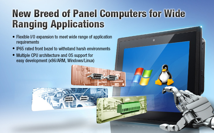 New Breed of Panel Computers for Wide Ranging Applications - ADLINK