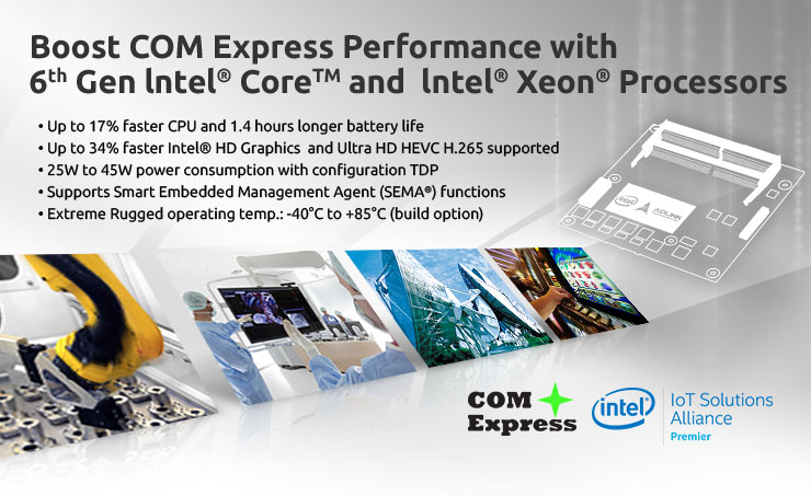 Boost COM Express Performance with 6th Gen lntel® Core™ and Xeon ...